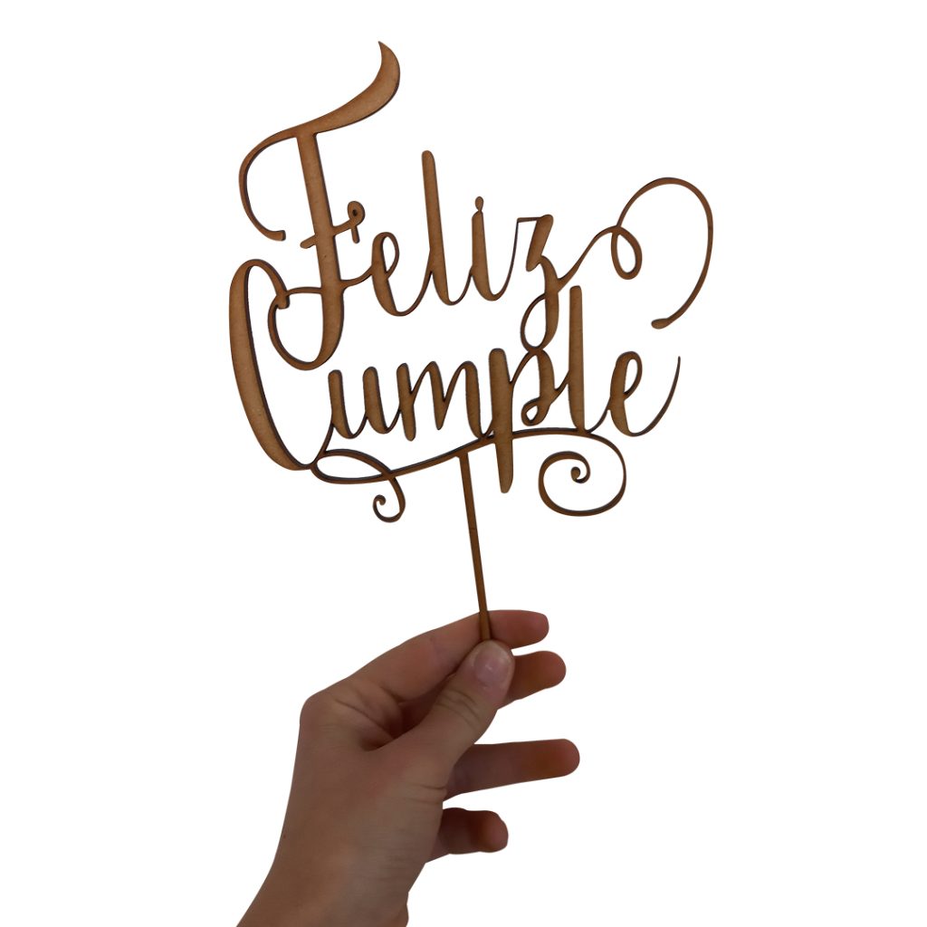 Mini topper “Feliz Día” – Artesanias VyA